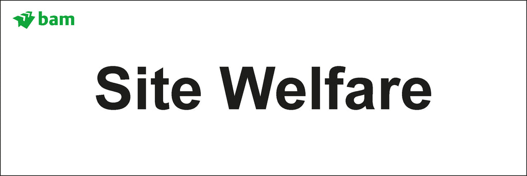 Door signs - Site Welfare – BAM Site Direct