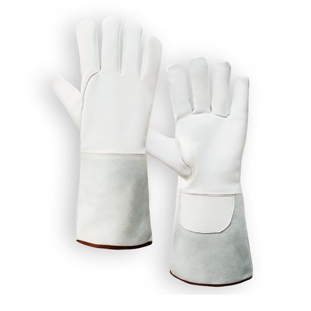 Stalsen MAGMA hide leather cut level E welder's gauntlet Pack 10 – BAM ...