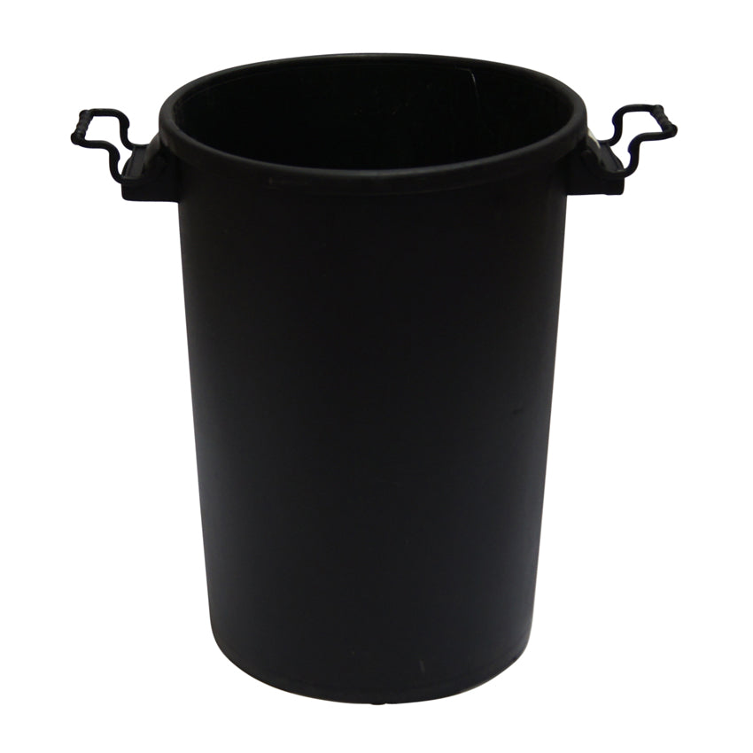 Black Contractor Plastic Dustbin 80 Ltr – BAM Site Direct