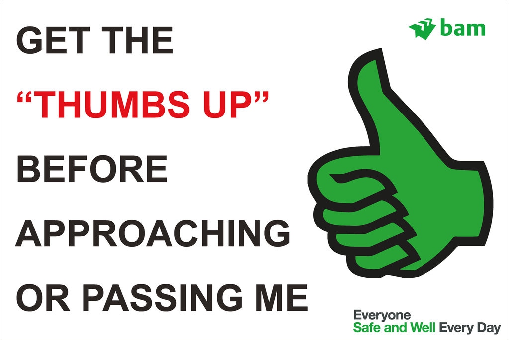 Get the THUMBS UP sign – BAM Site Direct